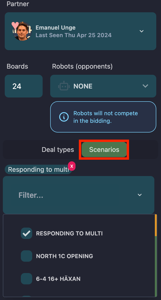 Cuebids | Scenarios - Part 1